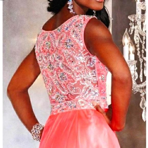 Panoply | Dresses | Panoply Pink Prom Pageant Dress Gown 2 Bling | Poshmark